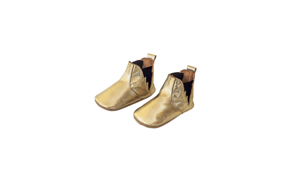 Gold Chelsea Boots | Zeus